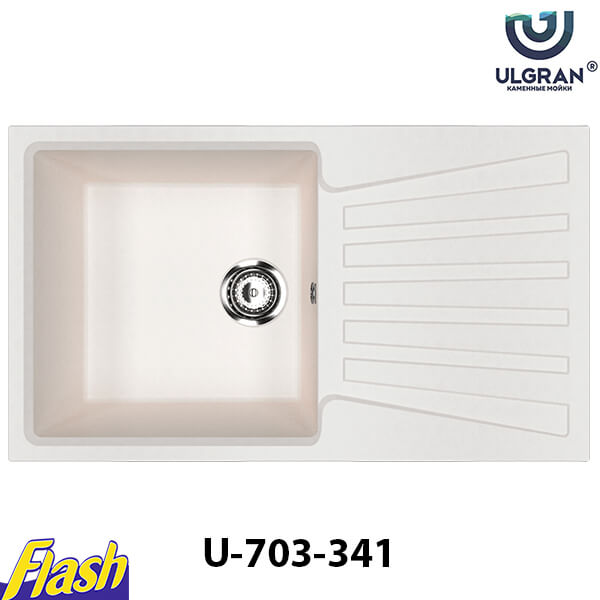 Granitna sudopera usadna kvadratna - ULGRAN - U-703 - (4 boje) – Flash Kruševac